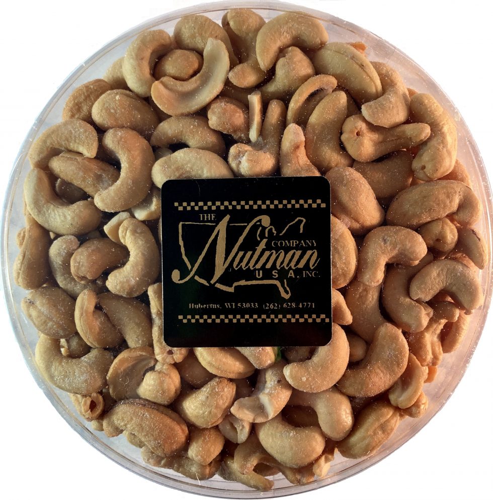 Jumbo Cashews - Roasted and Salted (18 oz) - The Nutman Company USA, Inc.
