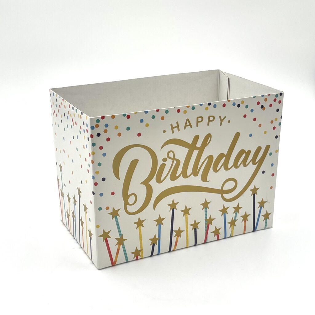 Happy Birthday Large Gift Basket Box - The Nutman Company USA, Inc.