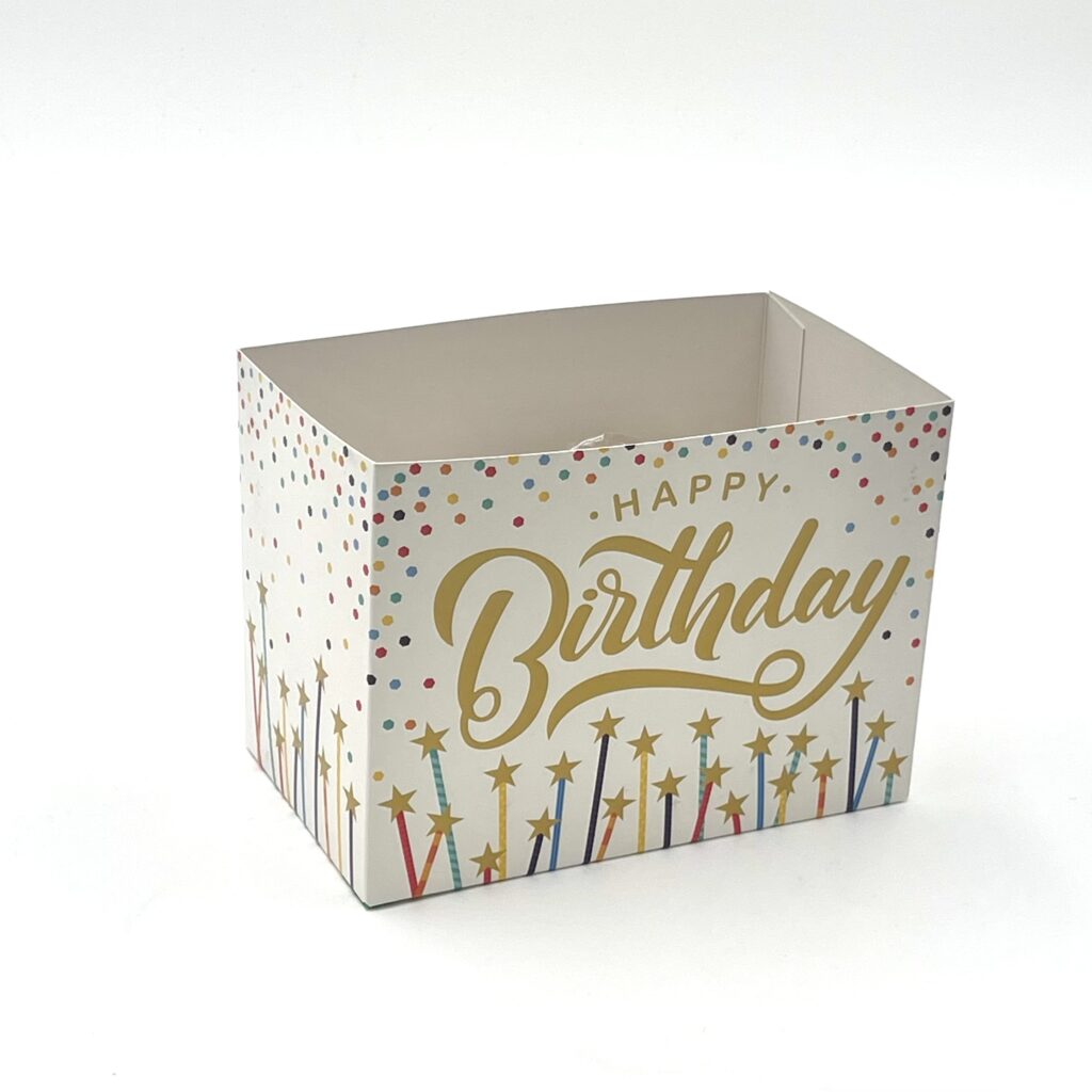 Happy Birthday Small Gift Basket Box - The Nutman Company USA, Inc.